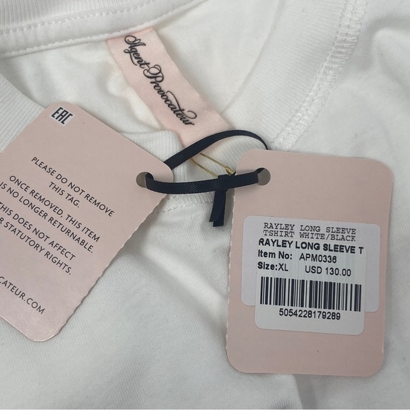 Agent Provocateur | Tops | Agent Provocateur Rayley White Ap Logo Long ...